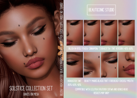 Second Life Marketplace - [BS] SOLSTICE COLLECTION SET (BOM/EVOX)